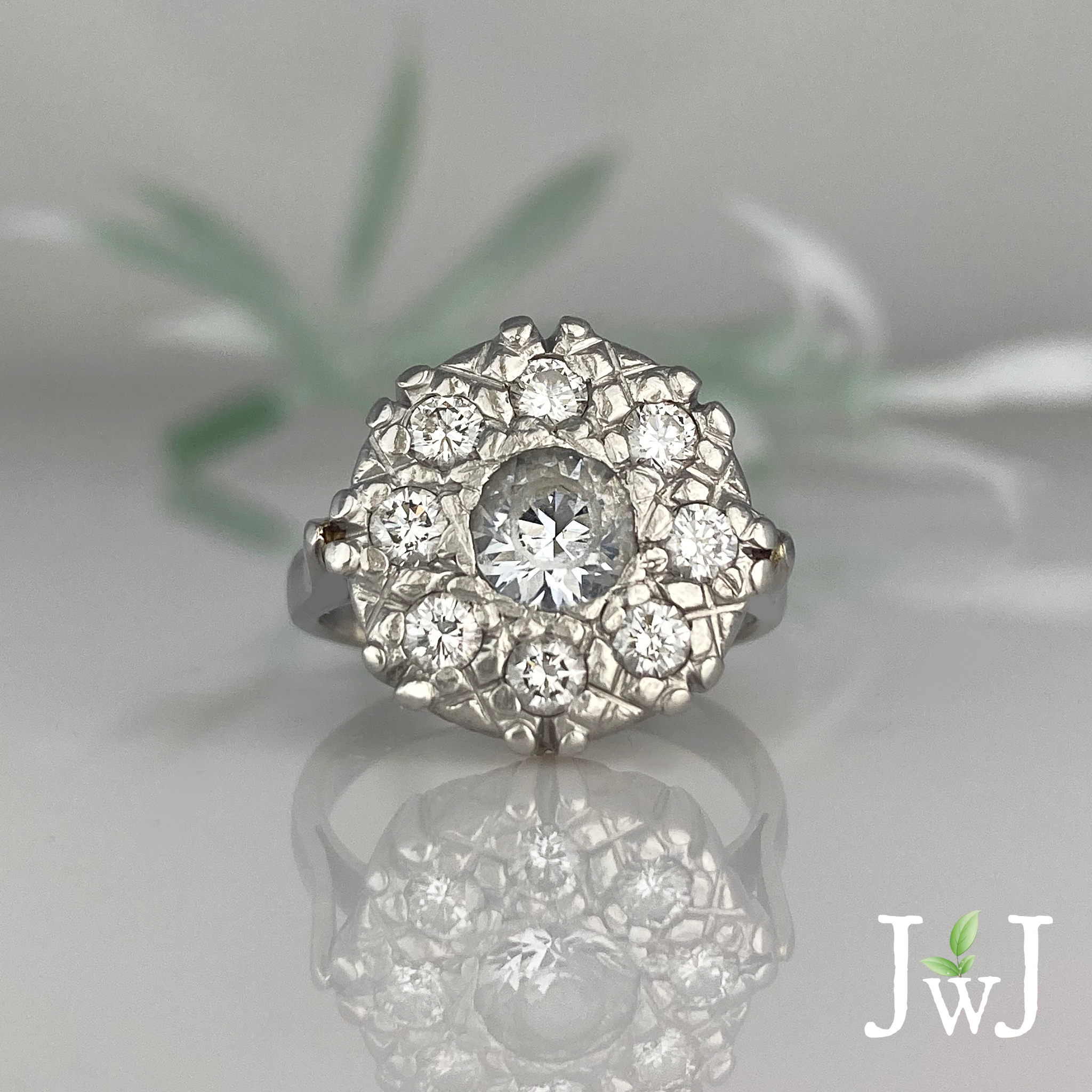 Kim's Vintage Inspired Engagement Ring - Jeanette Walker Jewellery