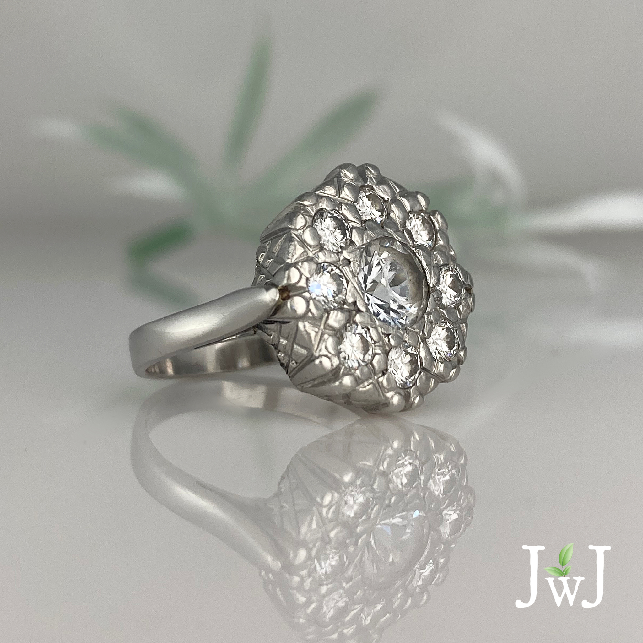 Kim's Vintage Inspired Engagement Ring - Jeanette Walker Jewellery