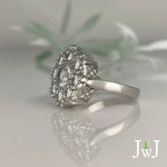 Kim's Vintage Inspired Engagement Ring - Jeanette Walker Jewellery