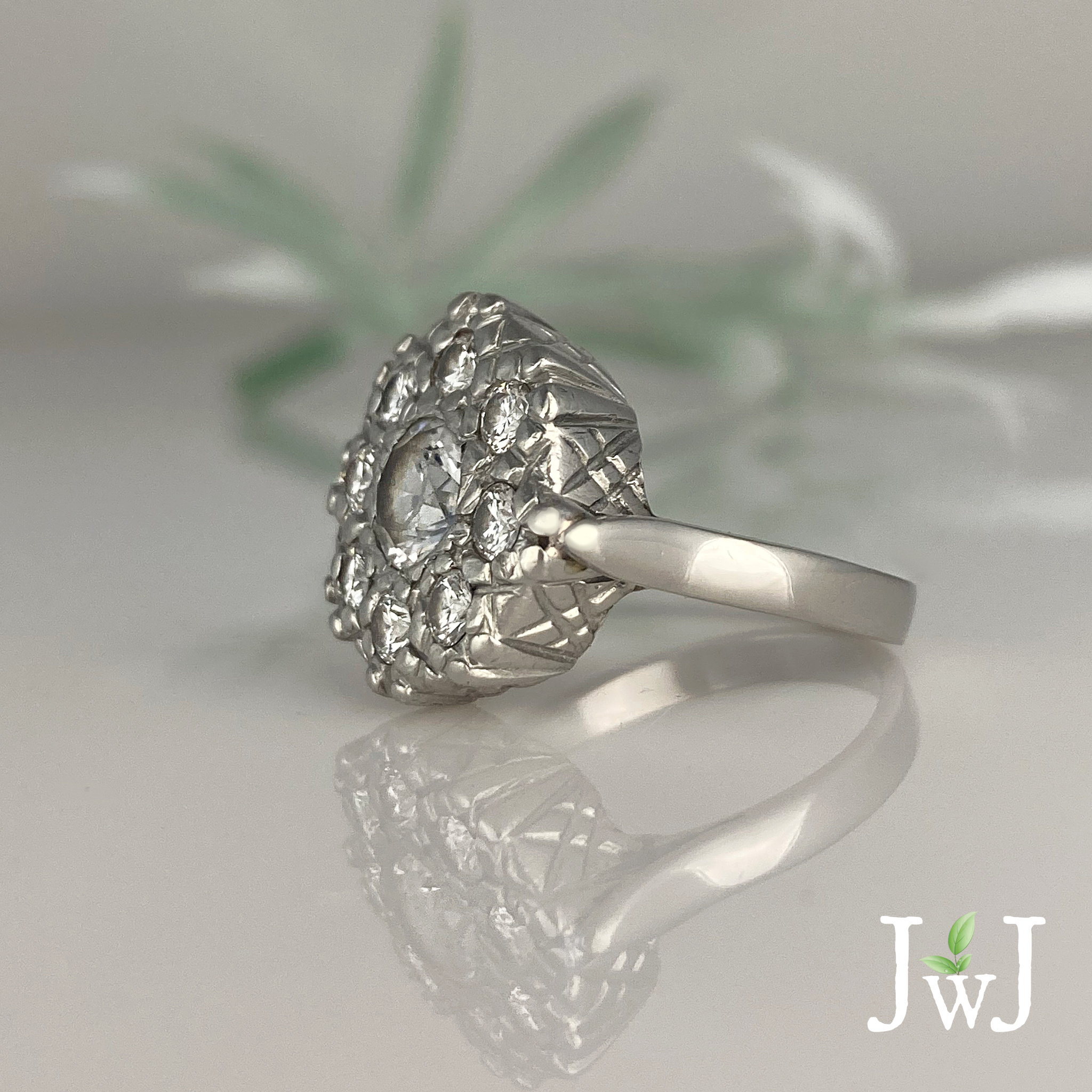 Kim's Vintage Inspired Engagement Ring - Jeanette Walker Jewellery