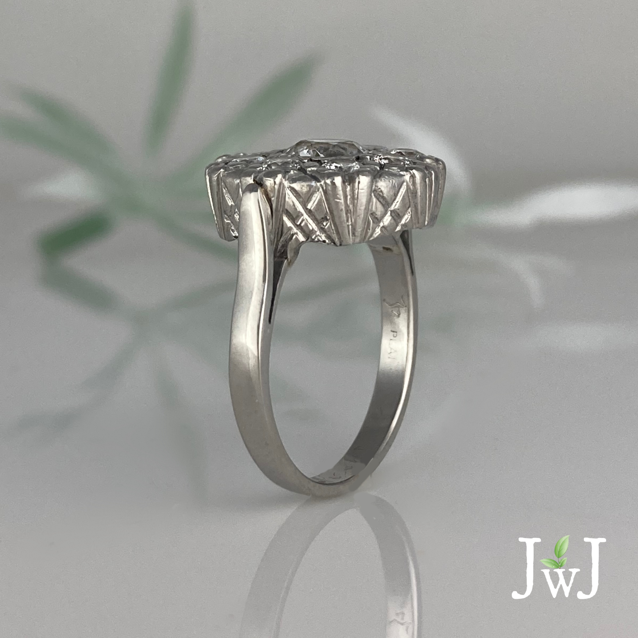 Kim's Vintage Inspired Engagement Ring - Jeanette Walker Jewellery